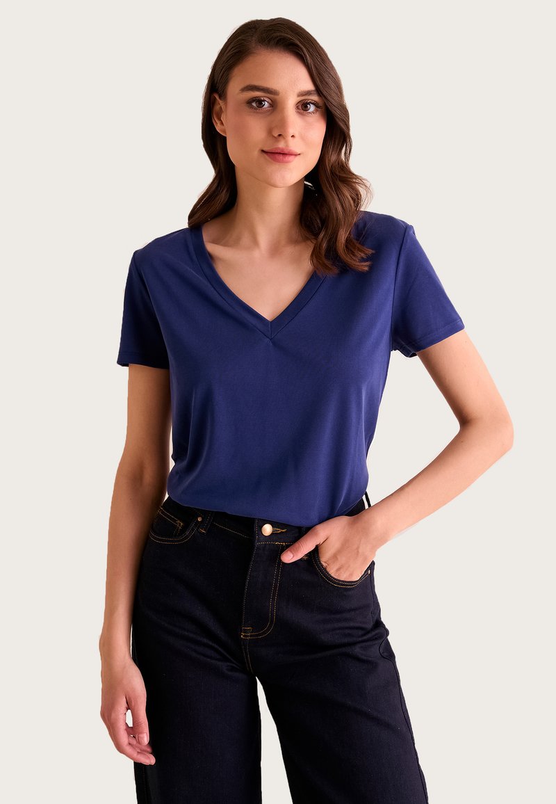 Jimmy Key T-shirt basic/granatowy - Zalando.pl