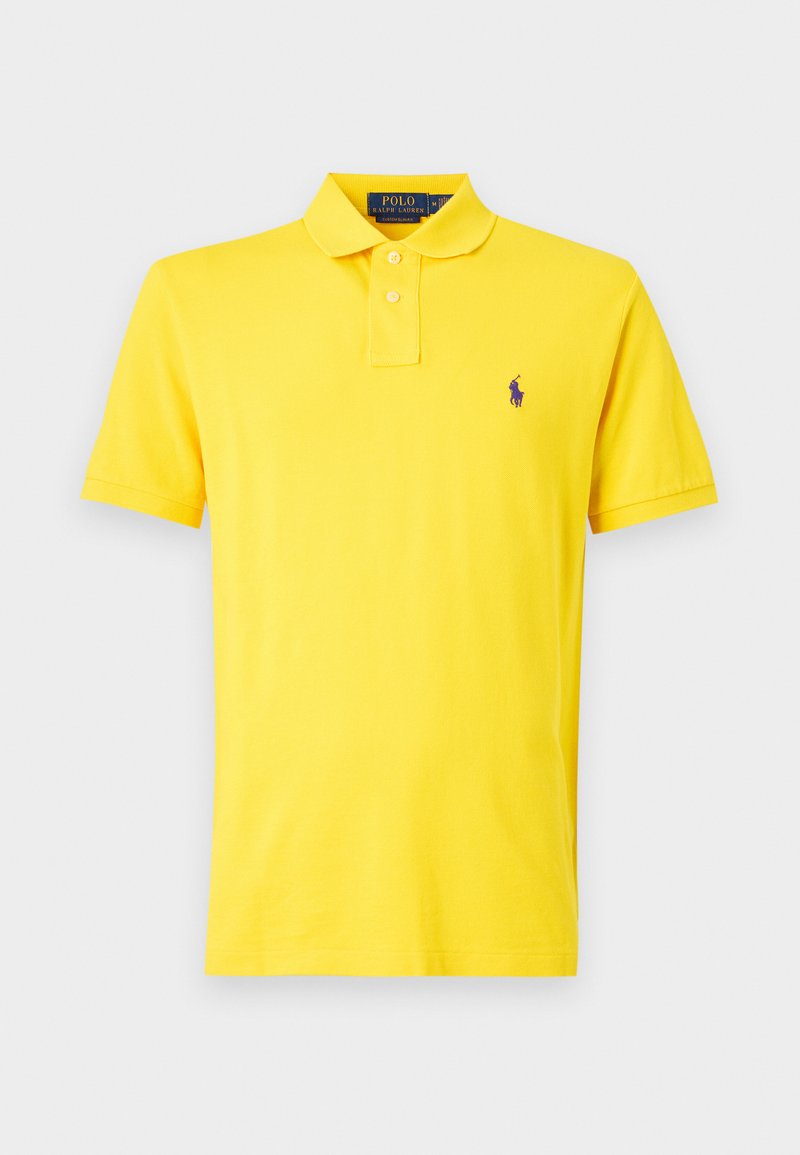 Polo Ralph Lauren THE ICONIC MESH POLO SHIRT - Polo - lemon rind/jaune ...