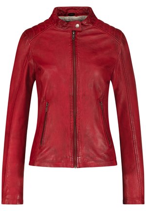 H.I.S SAIMINA - Lederjacke - red/rot - Zalando.at