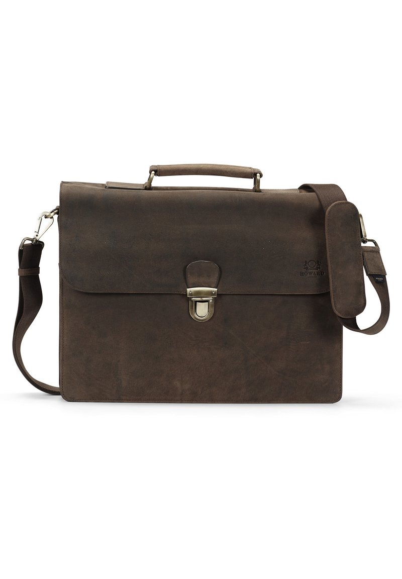 Howard London Briefcase - mid brown/brown - Zalando.ie