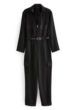Next LONG SLEEVE UTILITY - Jumpsuit - black/schwarz - Zalando.de