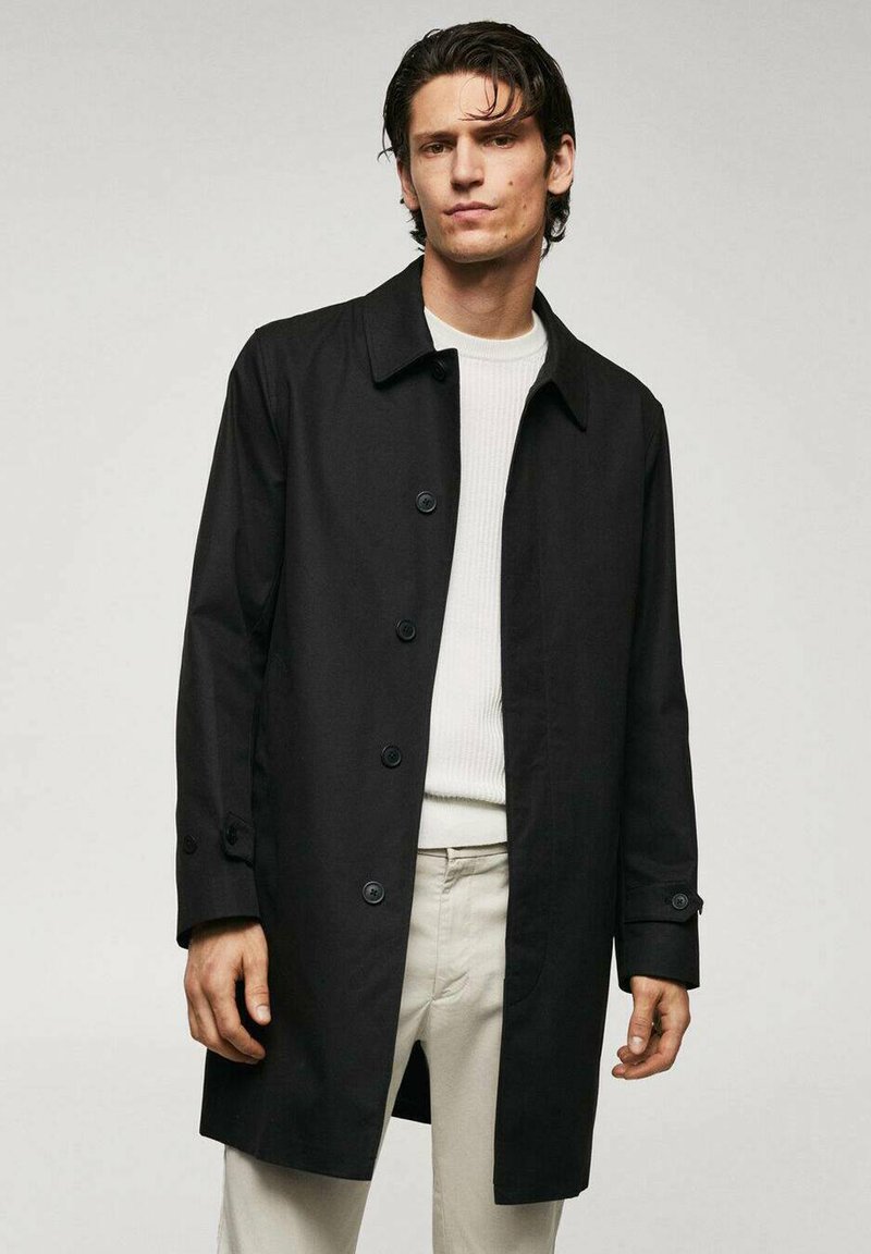 Mango CHAYTON - Krátký kabát - black/černá - Zalando.cz