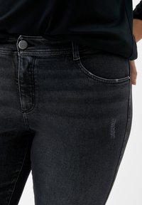 Triangle USED LOOK - Jeans Skinny Fit - dunkelgrau/raw denim - Zalando.ch