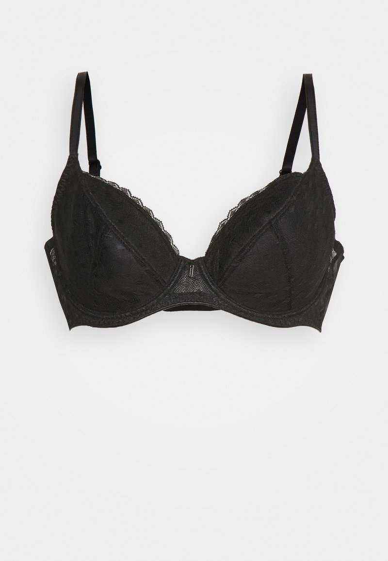 Freya SIGNATURE PADDED PLUNGE BRA - Triangel BH - black/schwarz ...