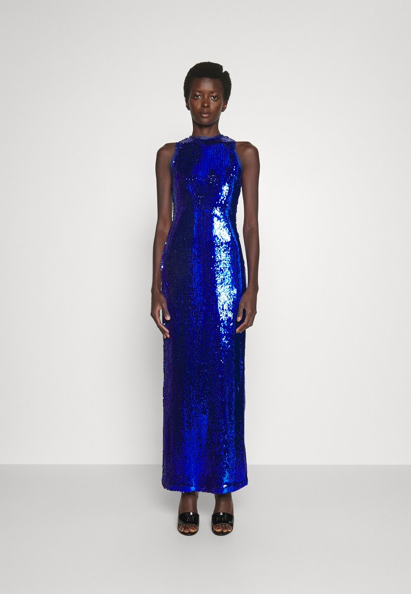 Halston HASIA GOWN IN SEQUIN - Alkalmi viselet - klein blue/kék ...