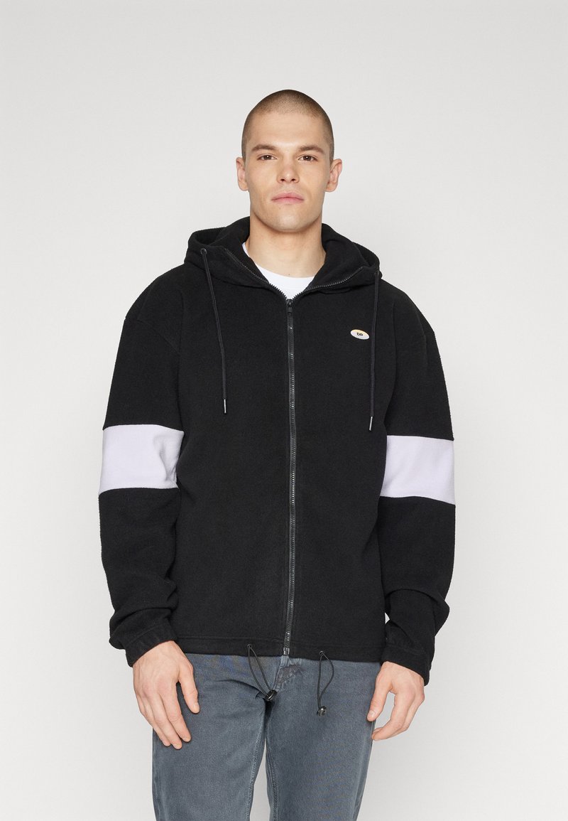 Denim Project SLEEVE DETAIL - Fleecejacke - black/schwarz - Zalando.ch