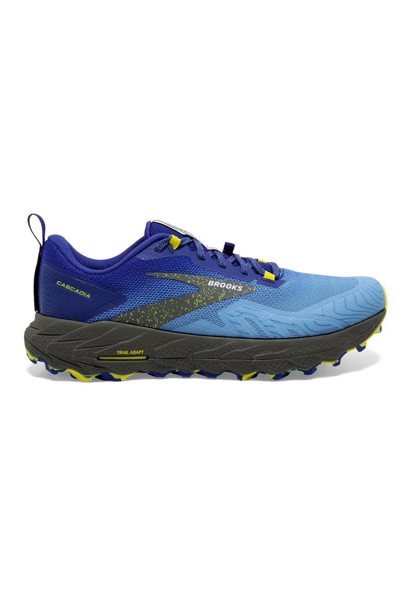 Brooks CASCADIA 17 - Trail running shoes - blue surf the web sulphur ...