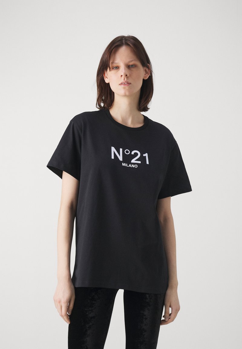 N°21 Print T-shirt - black - Zalando