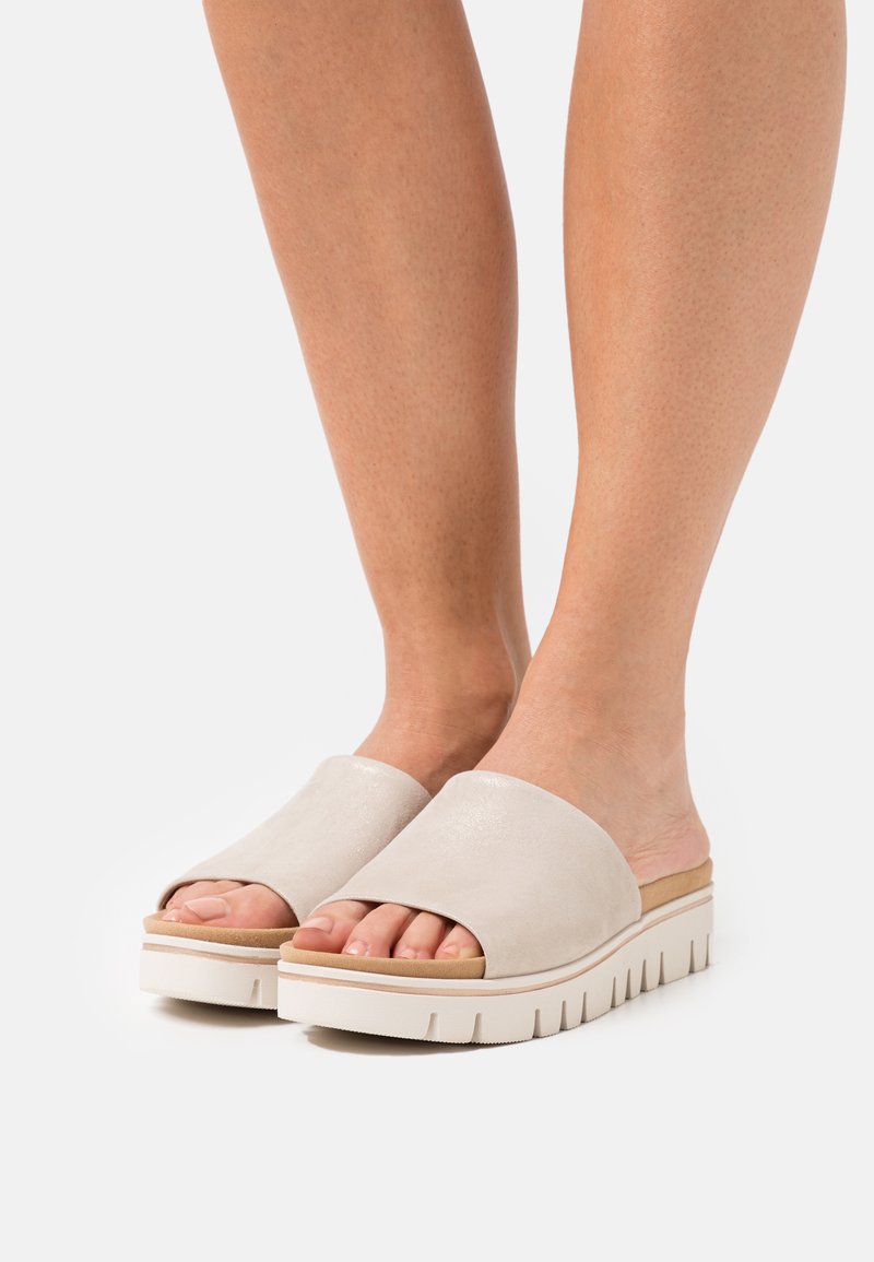 Gabor Comfort Mules - muschel/taupe - Zalando