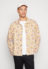 Kaotiko WORK JACKET KFC UNISEX - Veste en jean - chicken/doré - ZALANDO.FR