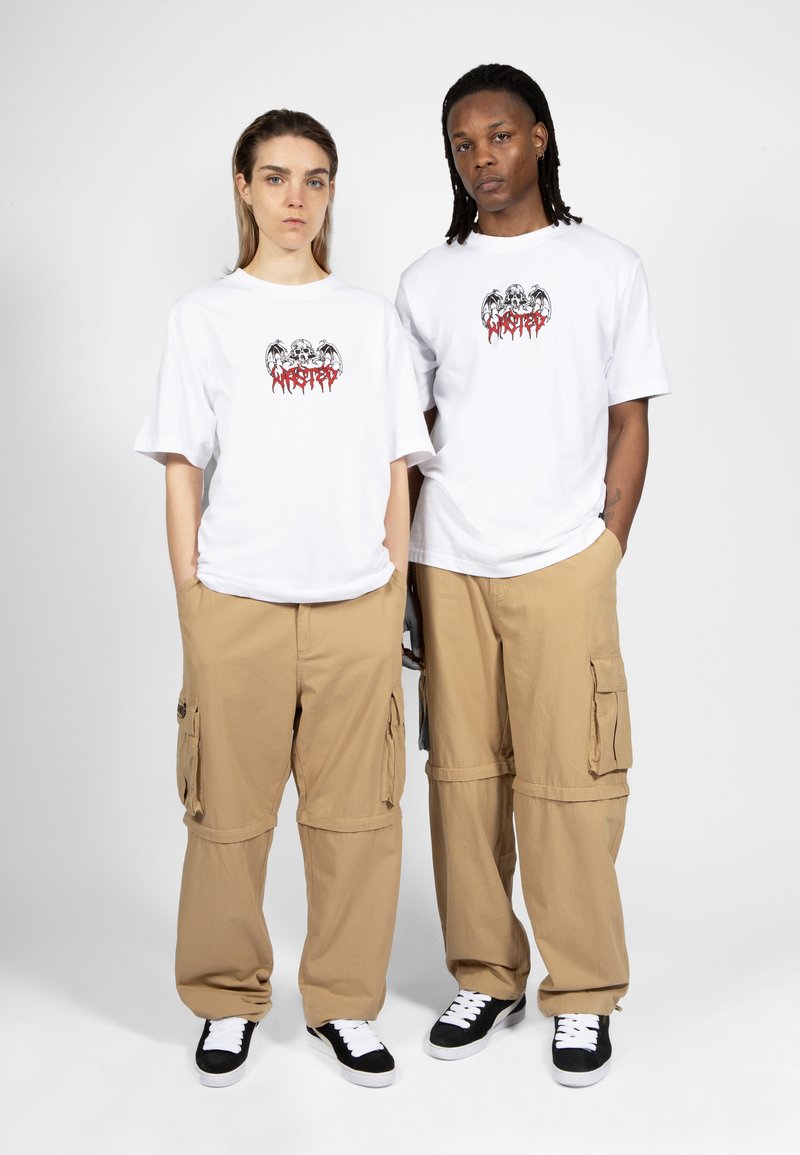 Wasted Paris BONES UNISEX - Camiseta estampada - white/blanco - Zalando.es