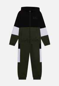 EA7 Emporio Armani TUTA SPORTIVA UNISEX SET - Tuta - duffel bag/verde ...