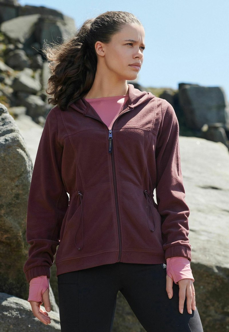 Next Next Elements Outdoor Zip Through Fleece - Sweatjacke - purple ...