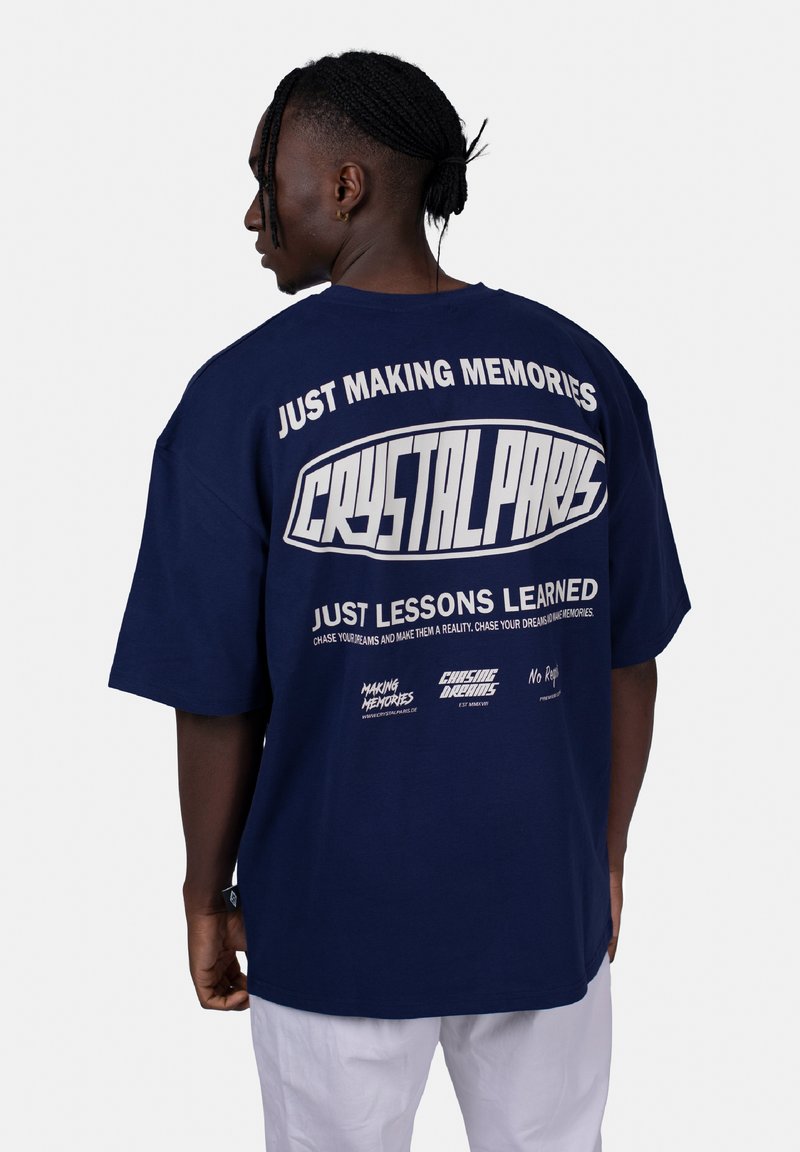 CRYSTAL PARIS MEMORIES - T-shirt print - navy/donkerblauw - Zalando.nl