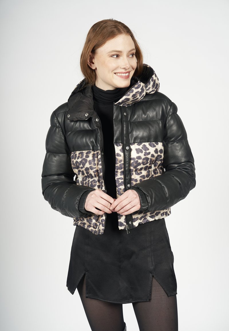 Freaky Nation SOFT STAR-FN - Winter jacket - black leo/black - Zalando