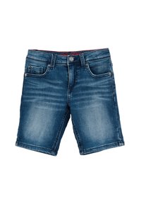WE Fashion RIDGE - Pantaloni scurți din denim - navy blue/albastru ...