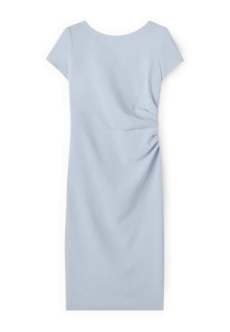 Motivi CON DRAPPEGGIO - Shift dress - azzurro/light blue - Zalando