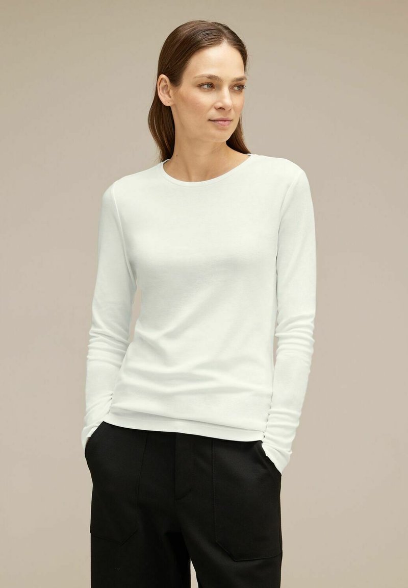 Street One BASIC - Longsleeve - weiß/crème - Zalando.nl
