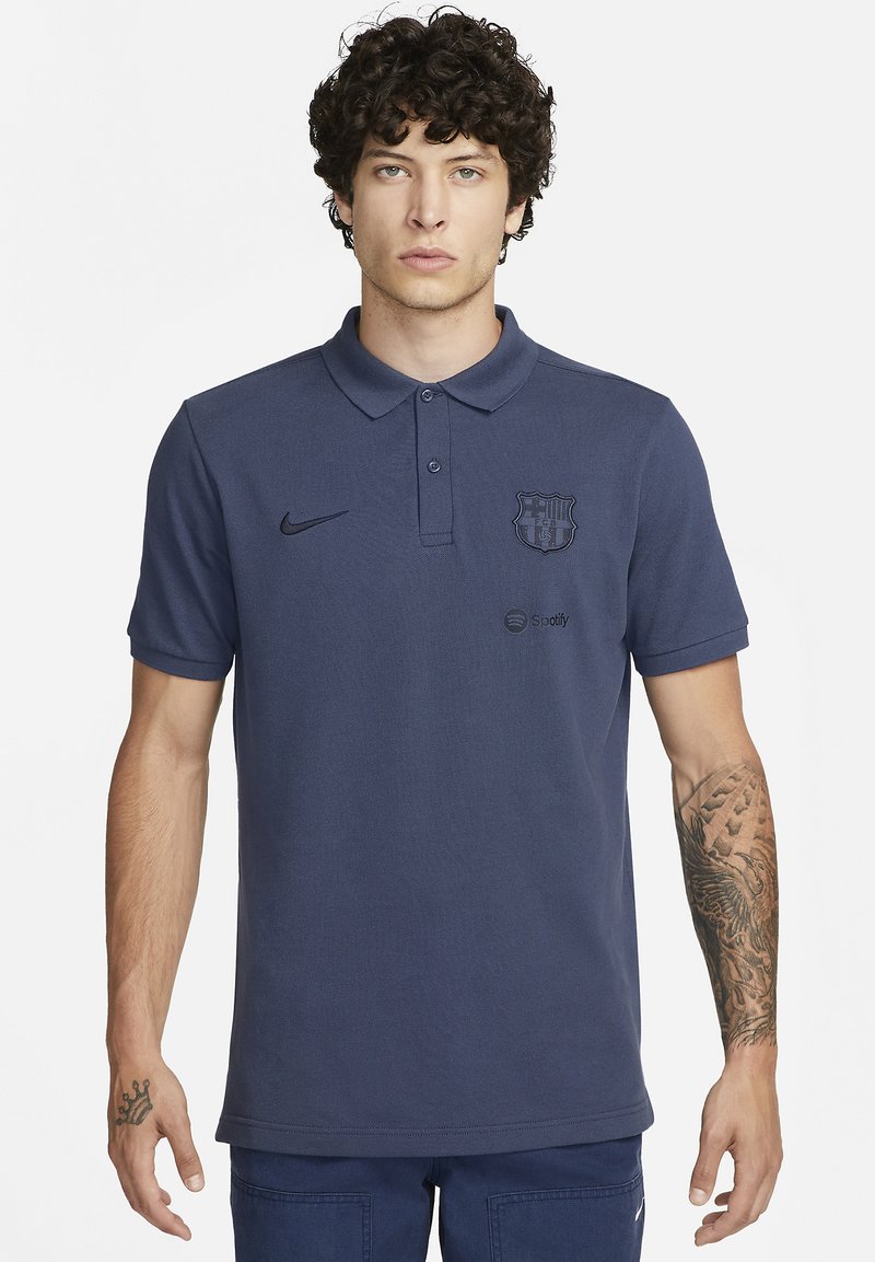 Nike Performance F C BARCELONA THIRD - Piké - thunder blue black/blå ...