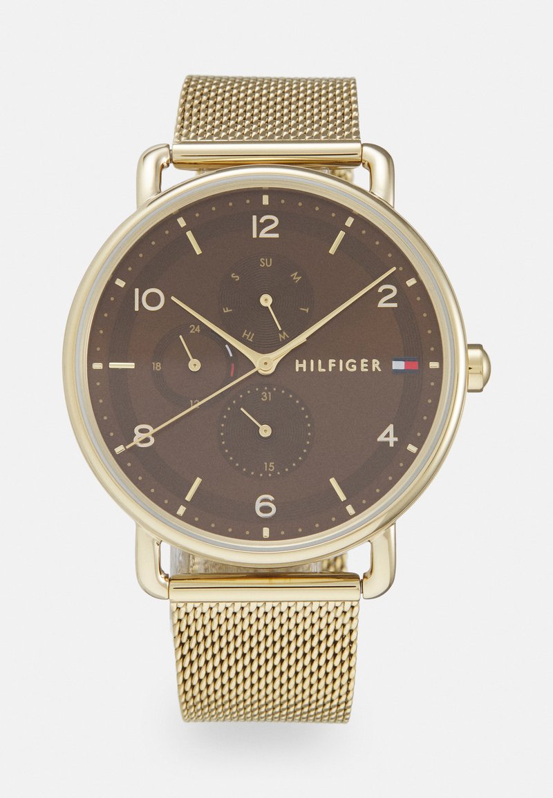 Tommy Hilfiger Uhr - gold-coloured/brown/goldfarben - Zalando.de