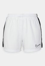 Nike Performance SHORT BRANDED - Sports shorts - white/black/hvit ...