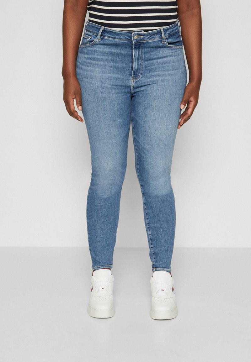 Tommy Hilfiger Curve HARLEM - Jeans Skinny Fit - mel/blue denim ...