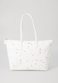Lacoste CONCEPT SEASONAL - Shoppingveske - confetti croc farine/hvit ...