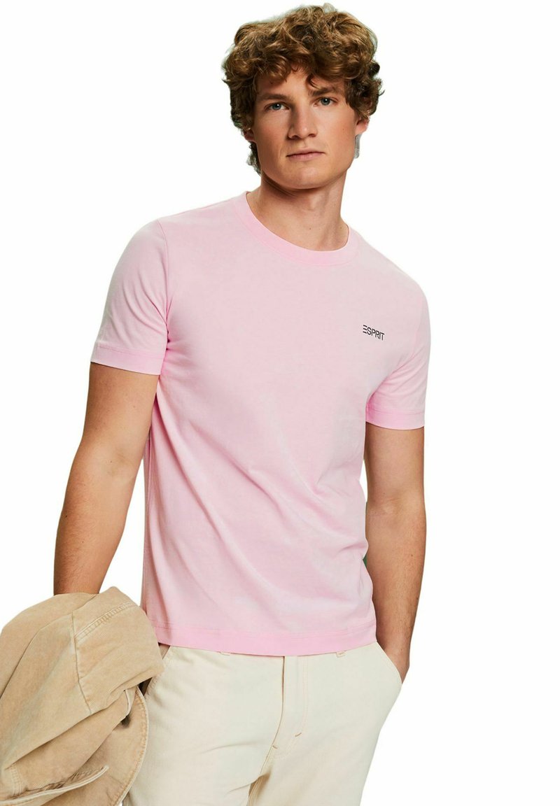 Esprit T-Shirt basic - pastel pink/pink - Zalando.ch