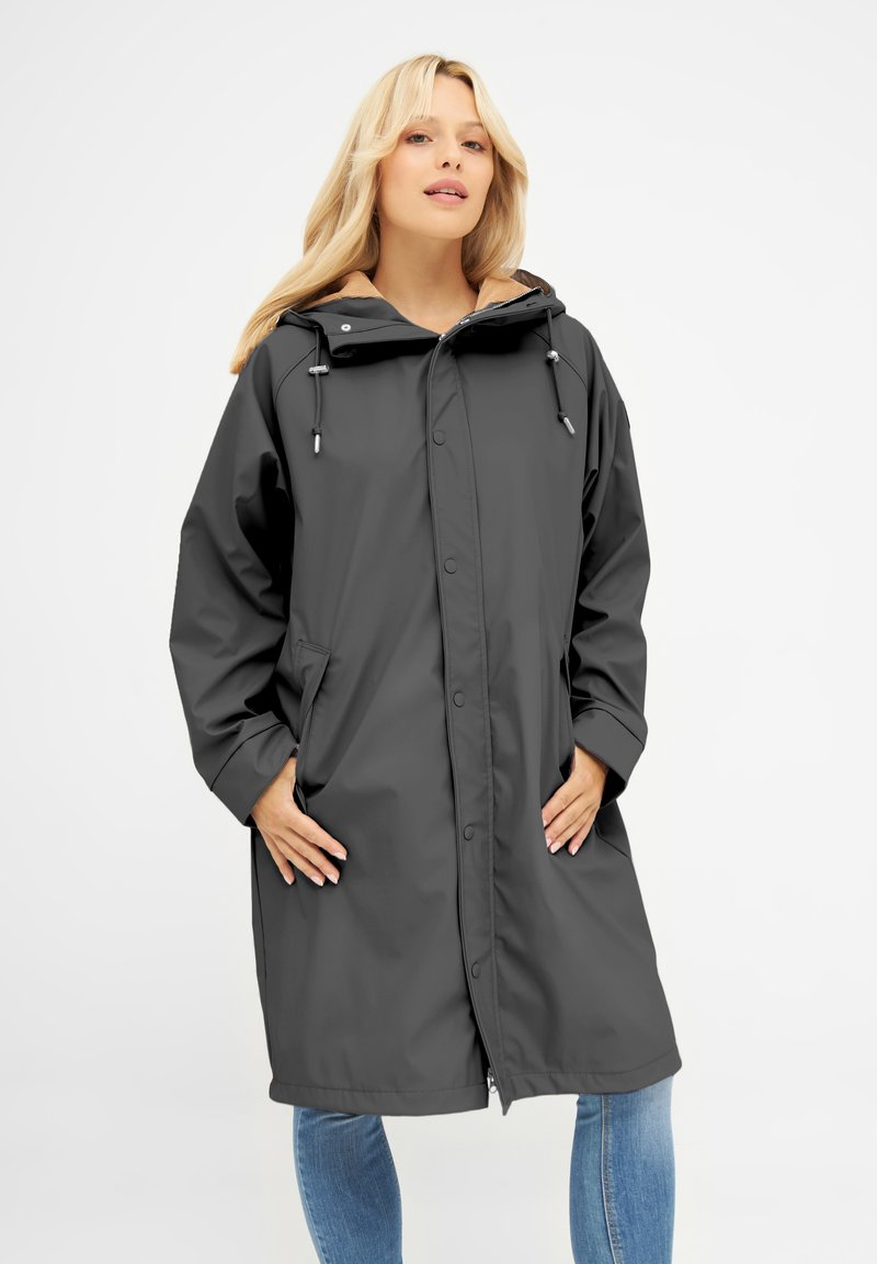 Derbe WITTBY CD - Regenjas - phantom caramel/antraciet - Zalando.be