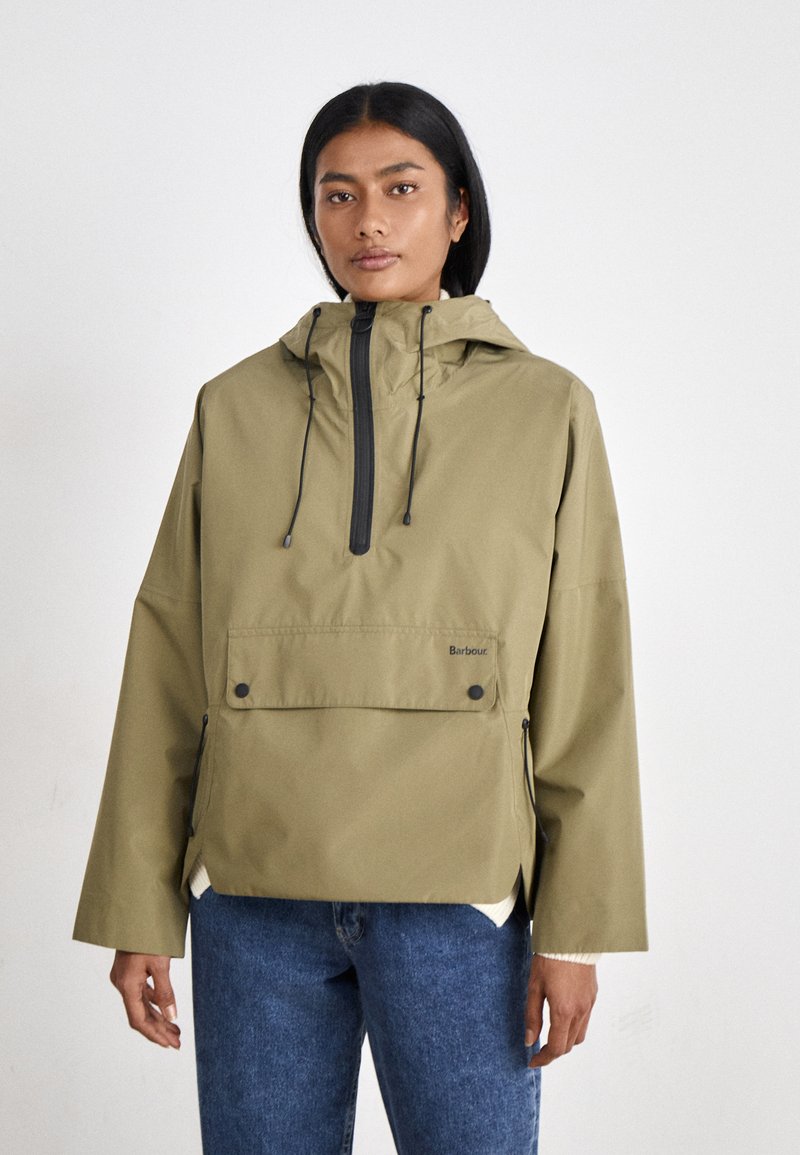 Barbour LOLA WATERPROOF SMOCK - Waterproof jacket - dusky green/green ...