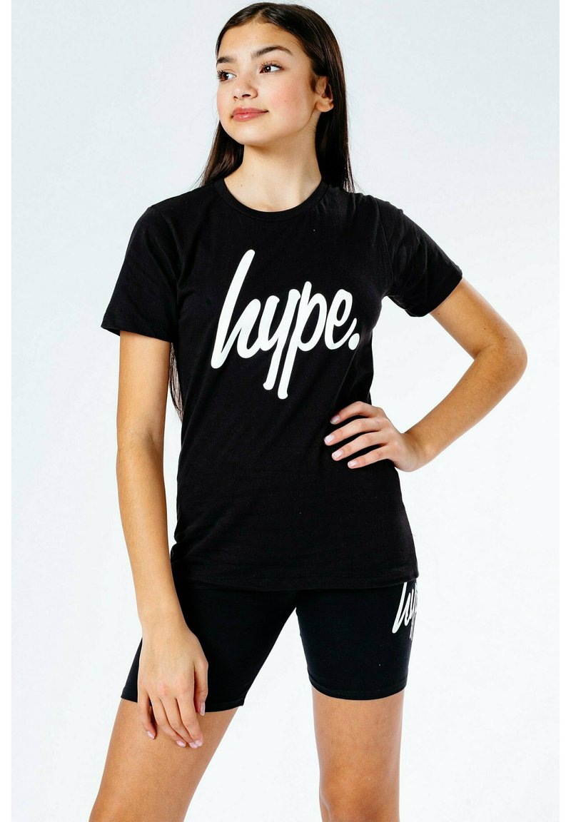Hype SET SCRIPT - Shorts - black/schwarz - Zalando.at