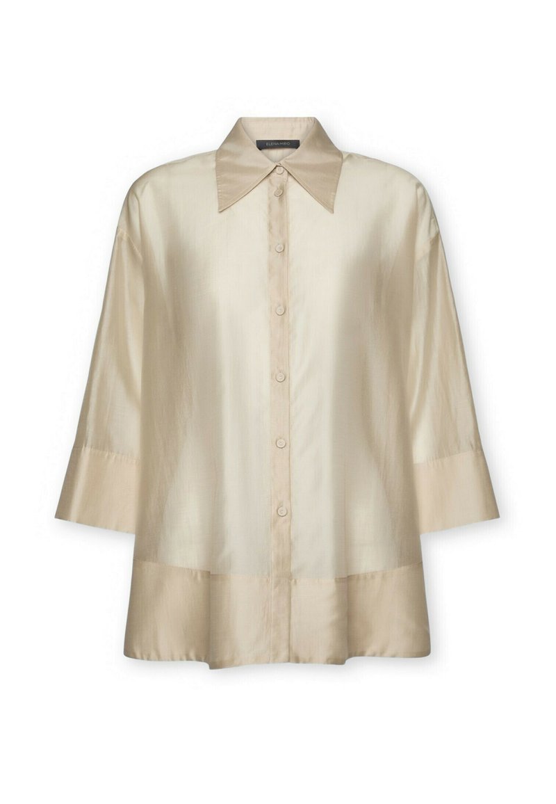 Elena Mirò Button-down blouse - beige - Zalando
