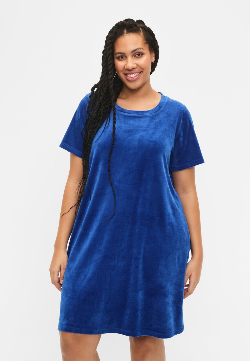 Zizzi KURZÄRMLIGES - Päevakleit - monaco blue/sinine - Zalando.ee