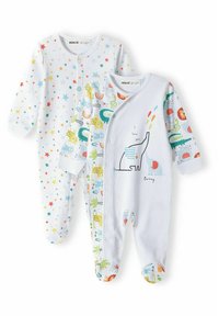 MINOTI BABY SLEEPSUITS 2 PACK - Natdragt - white/hvid - Zalando.dk
