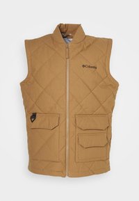 Columbia RAD PADDED VEST - Waistcoat - delta/camel - Zalando.co.uk