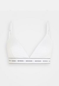 Guess CARRIE - Trojúhelníková podprsenka - pure white/černá - Zalando.cz