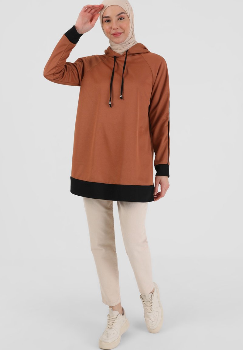 Modanisa TAVIN - Kapuzenpullover - tan - Zalando