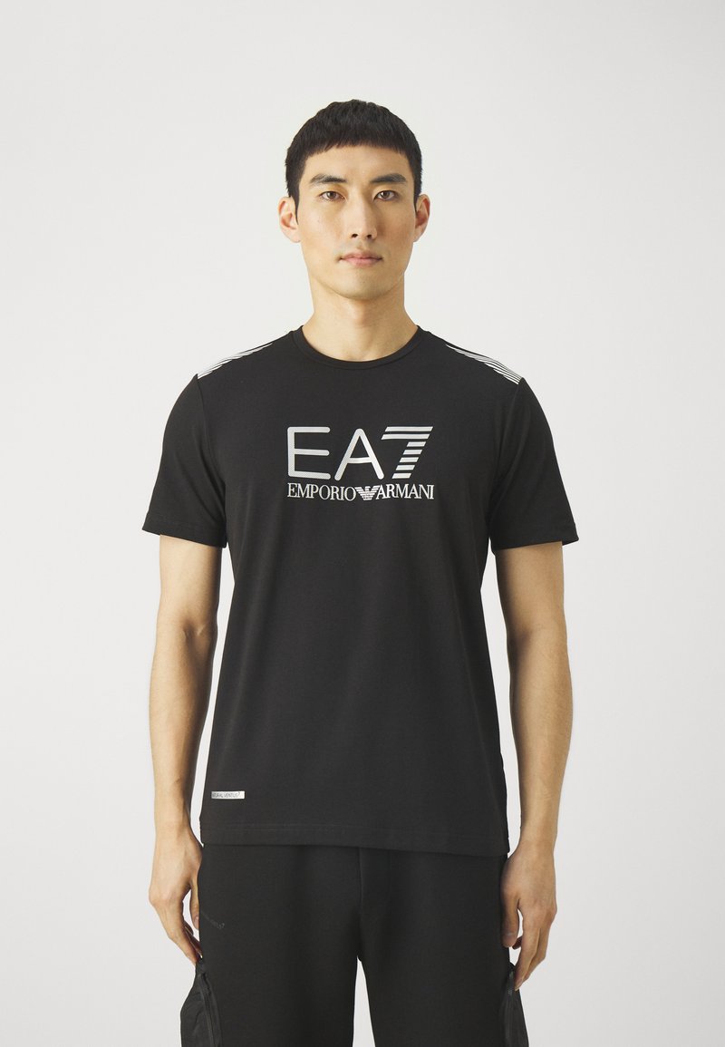 EA7 Emporio Armani T-shirt con stampa - nero - Zalando.it