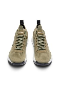 BOSS TITANIUM RUNN KNST N - Sneakers laag - dark green two/donkergroen ...