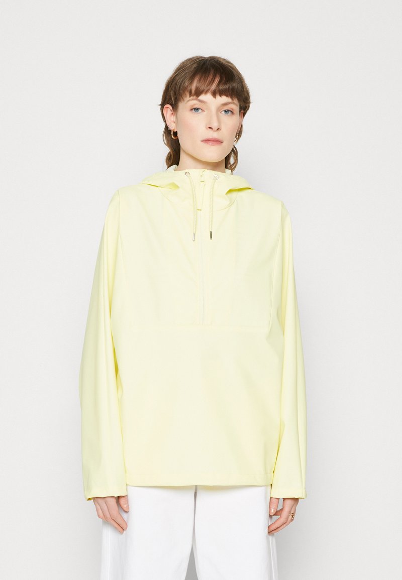 Rains ANORAK - Waterproof jacket - straw/yellow - Zalando