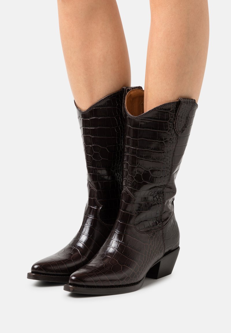 Billi Bi Cowboy/Biker boots - dark brown - Zalando.de