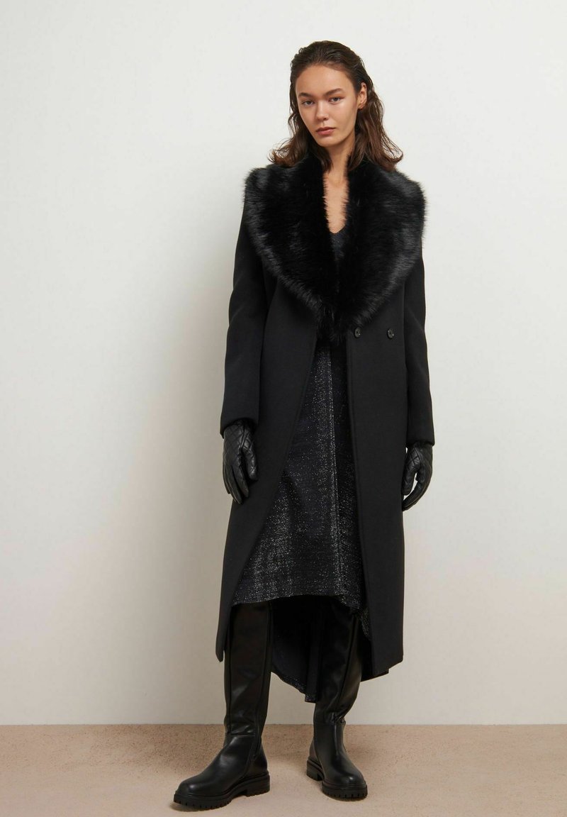 Conbipel LONG STRETCH - Mantel - nero/zwart - Zalando.nl