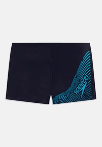 Speedo BOYS MEDLEY LOGO AQUASHORT - Swimming trunks - true navy/bolt ...