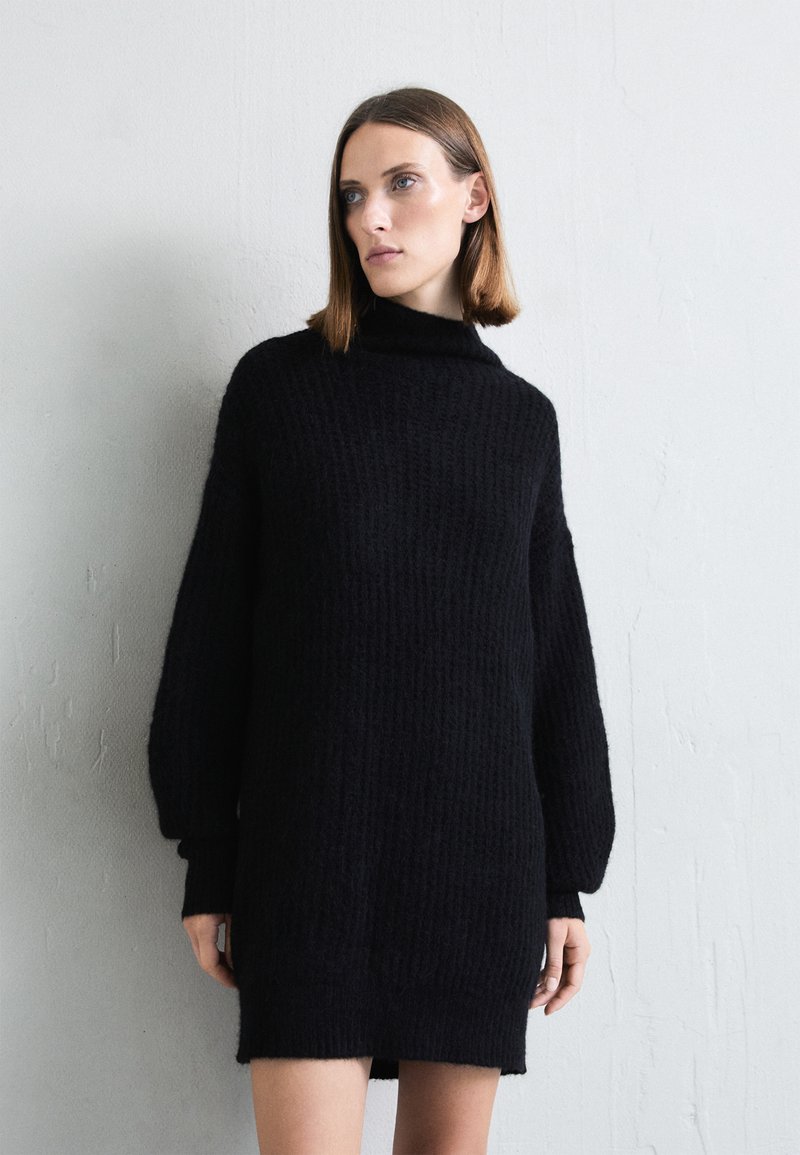 DESIGNERS REMIX VERONA DRESS - Gebreide jurk - black/zwart - Zalando.nl