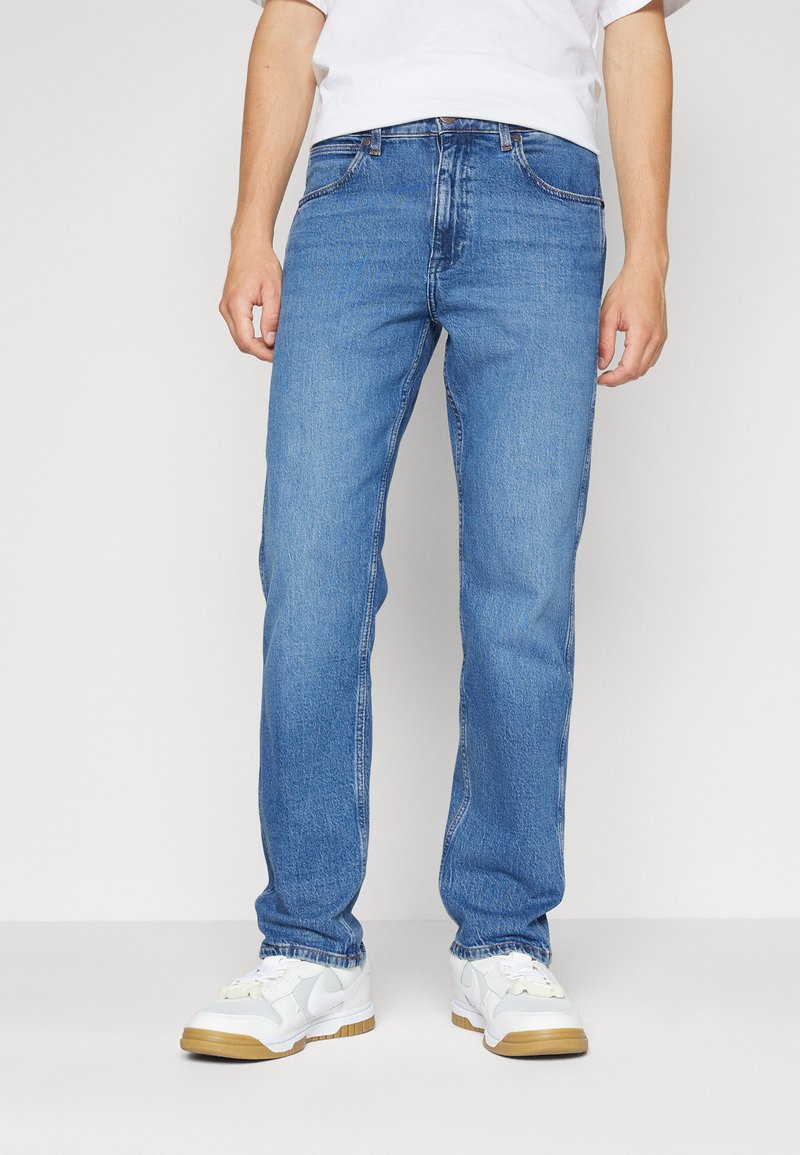Wrangler FRONTIER - Straight leg jeans - full house/blue denim - Zalando.ie