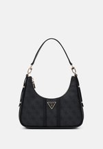 Guess NOREEN TOP ZIP SHOULDER BAG - Handbag - coal/dark grey - Zalando