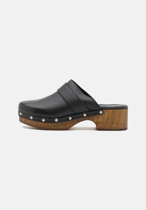 Lauren Ralph Lauren ROXANNE FLAT - Zuecos - black/negro - Zalando.es
