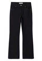 Mango ELLE - Bootcut jeans - black denim - Zalando