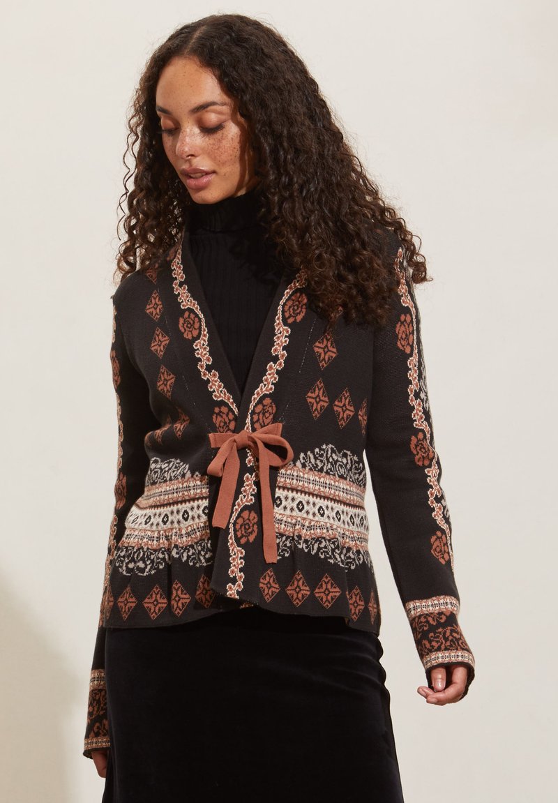 Odd Molly BELINDA - Cardigan - almost black/black - Zalando.ie