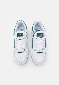 Puma SLIPSTREAM JR UNISEX - Trainers - white/varsity green/white ...